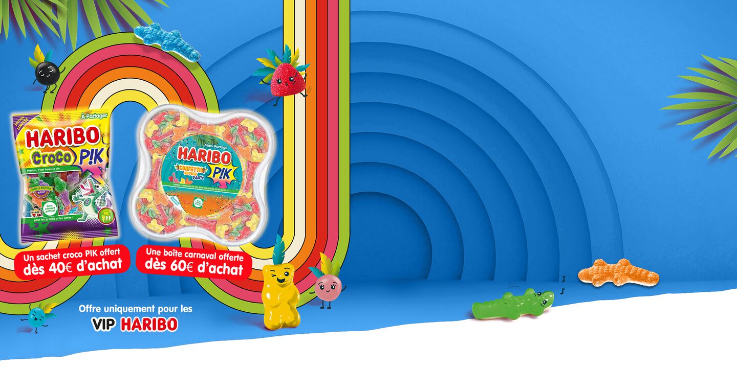 HARIBO®, vente de bonbons et produits dérivés | Site Officiel HARIBO®