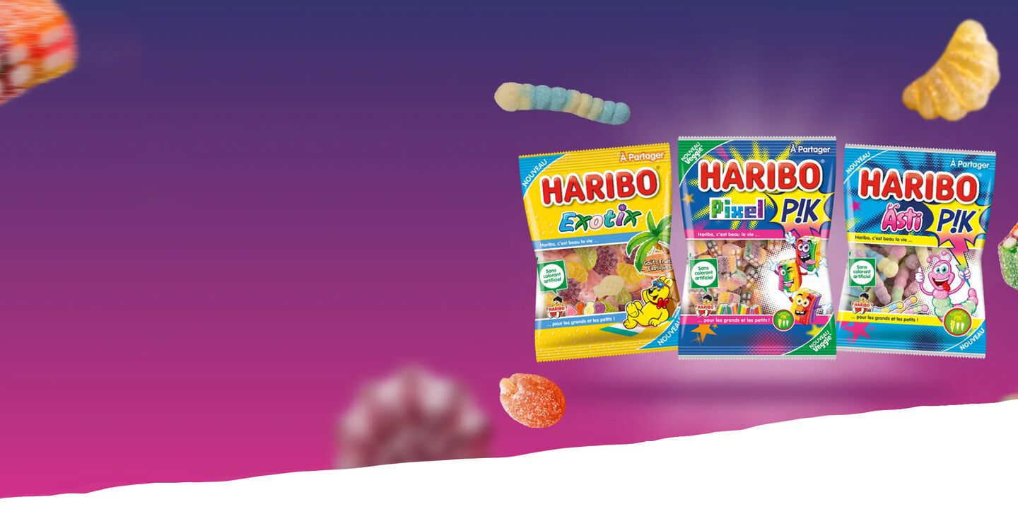 HARIBO®, vente de bonbons et produits dérivés | Site Officiel HARIBO®
