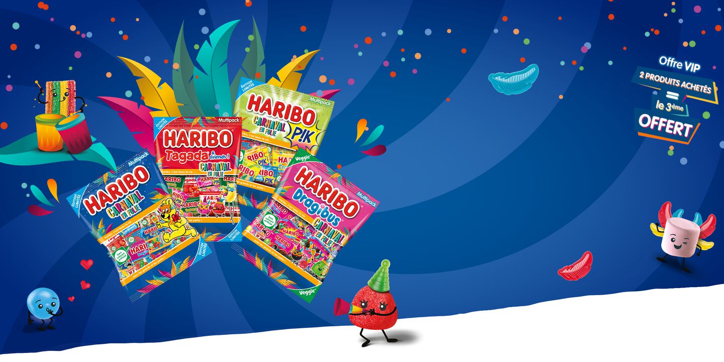 HARIBO®, vente de bonbons et produits dérivés | Site Officiel HARIBO®