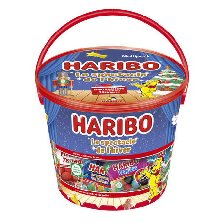 Bonbonnière penchée + Assortiment Soft Noël 500g
