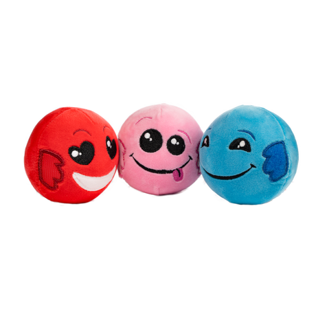 Lot de 3 peluches Dragibus