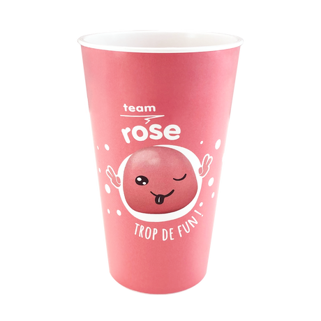 Verre Haribo / Gobelet Dragibus Team Rose rose | HARIBO®