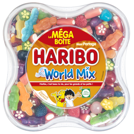 World Mix XL boîte 850g | HARIBO®